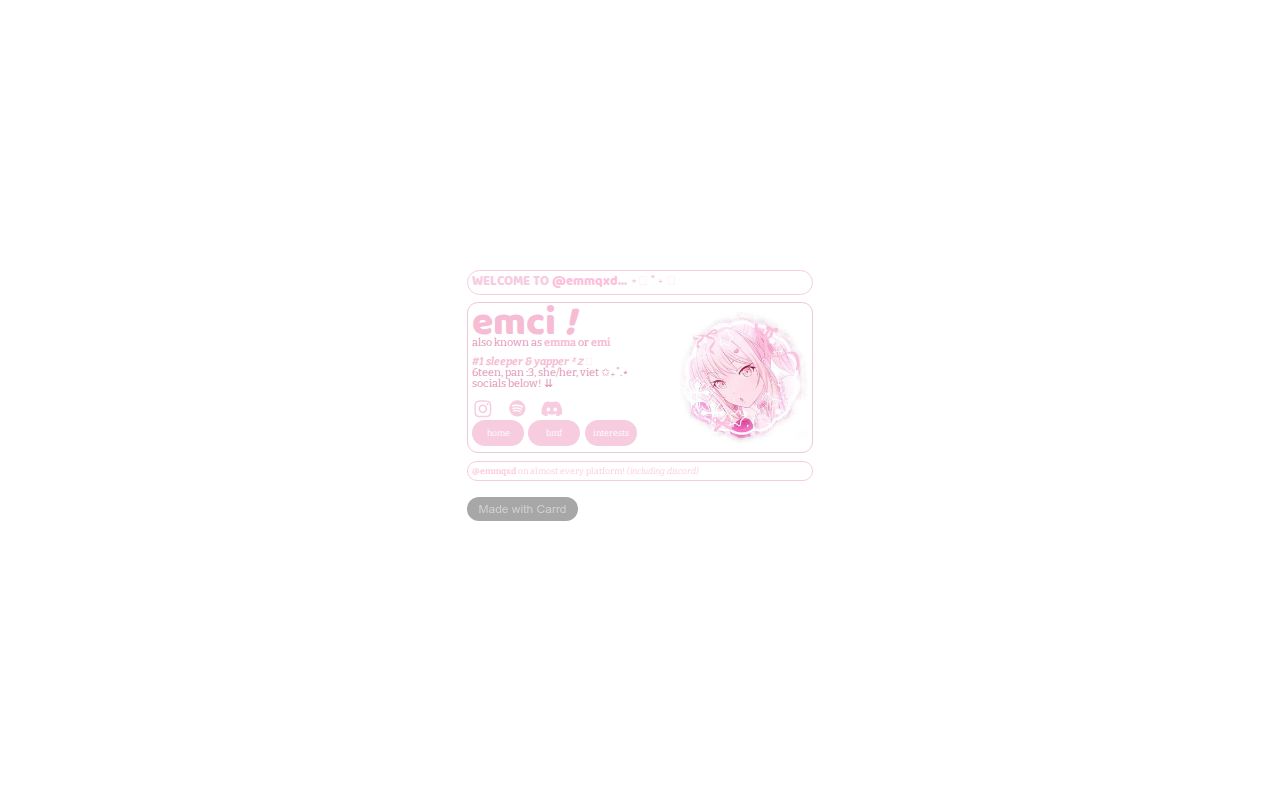 emi's carrd